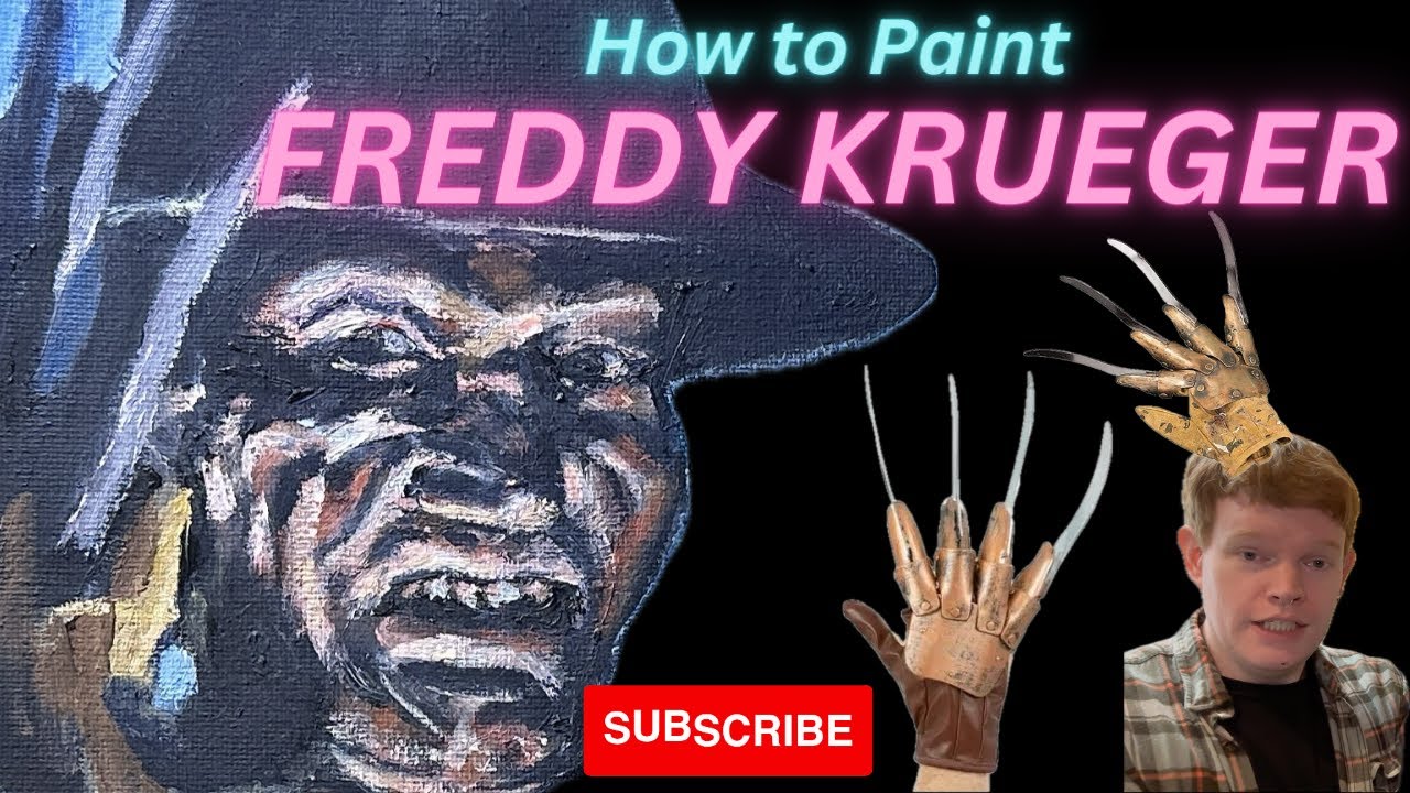 How to Paint Freddy Krueger - YouTube