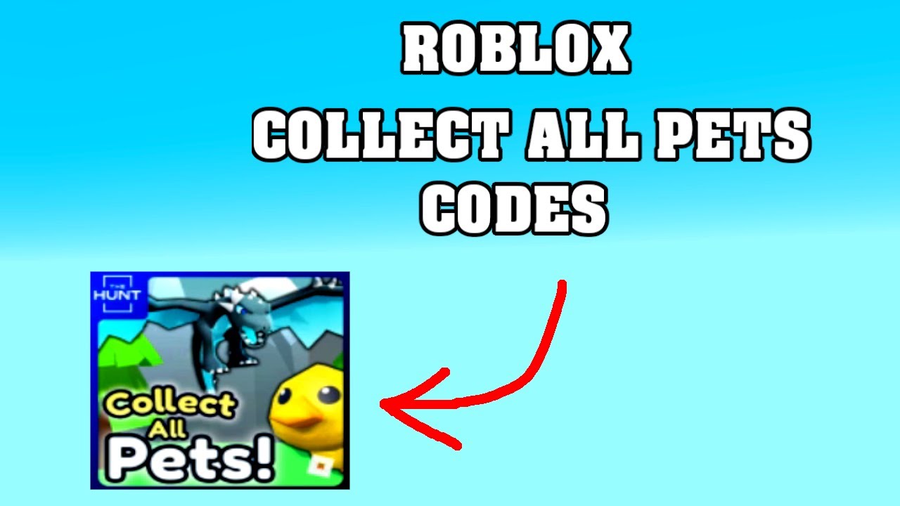 ROBLOX COLLECT ALL PETS CODES ! 😱 - YouTube