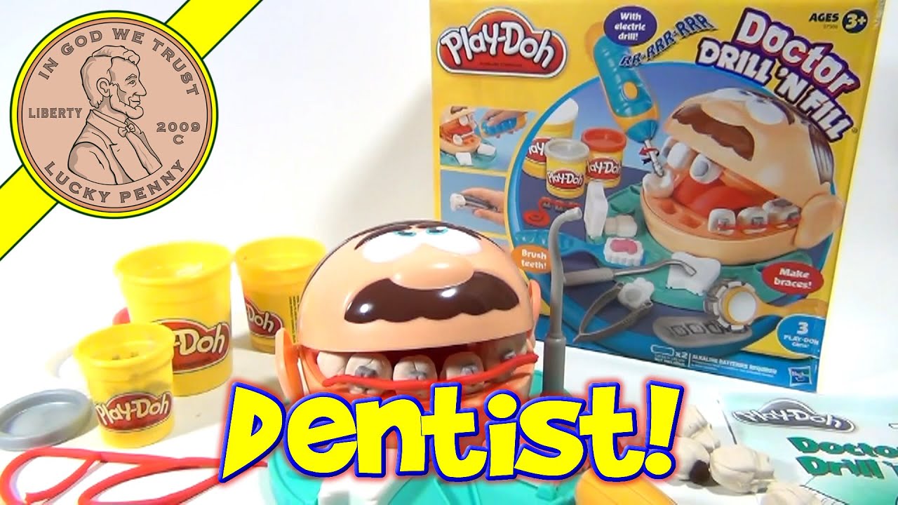 Play-Doh Doctor Drill 'n Fill Playset No. 37366, Hasbro Toys - Make ...
