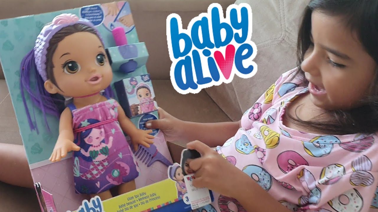 ABRINDO PRESENTE SURPRESA DO DIA DAS CRIANÇAS - BABY ALIVE GLOW - YouTube