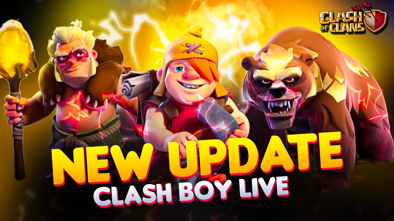 Clash of clans new update | Builder Apprentice & Druid | Coc Live Base ...