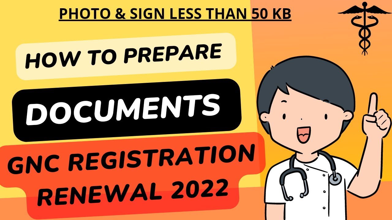 Prepare Documents For GNC Registration Renewal | GNC registration ...