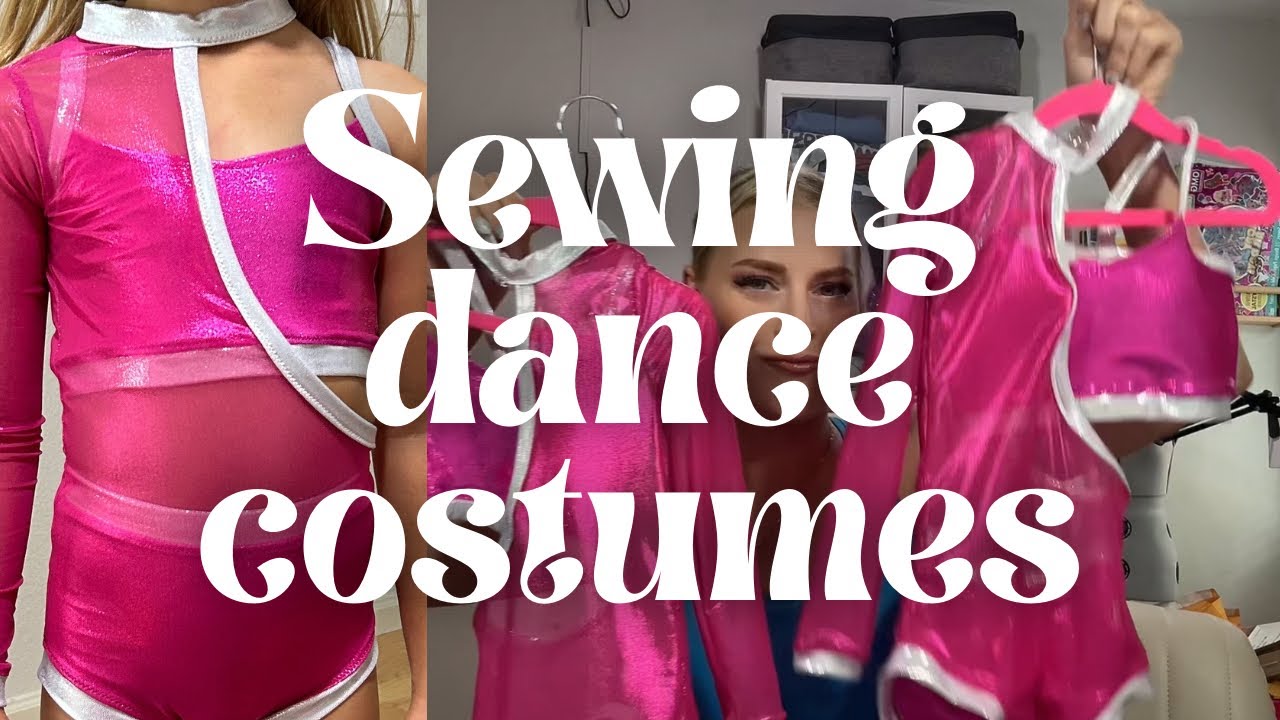 Come sew competition dance costumes with me - YouTube