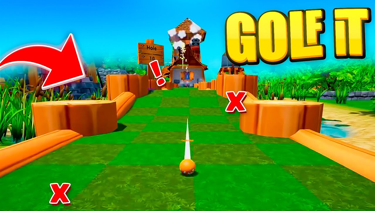 GOLF IT - Suscriptores Trolls crean mapas y nosotros gritamos - YouTube