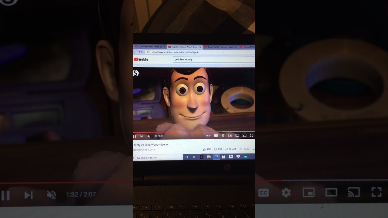 Disney Pixar Toy Story 2 Geri fixes woody with I wanna be like you from ...