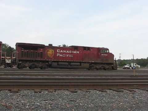 CP 9703 (GE AC4400CW) - Crew Change - YouTube