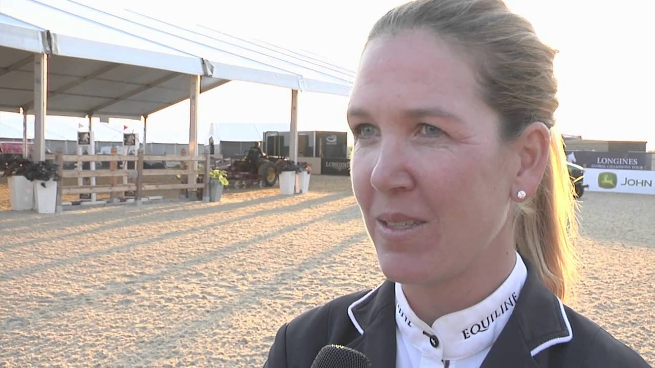 Longines Global Champions Tour 2013 - London - Laura Hough interview ...