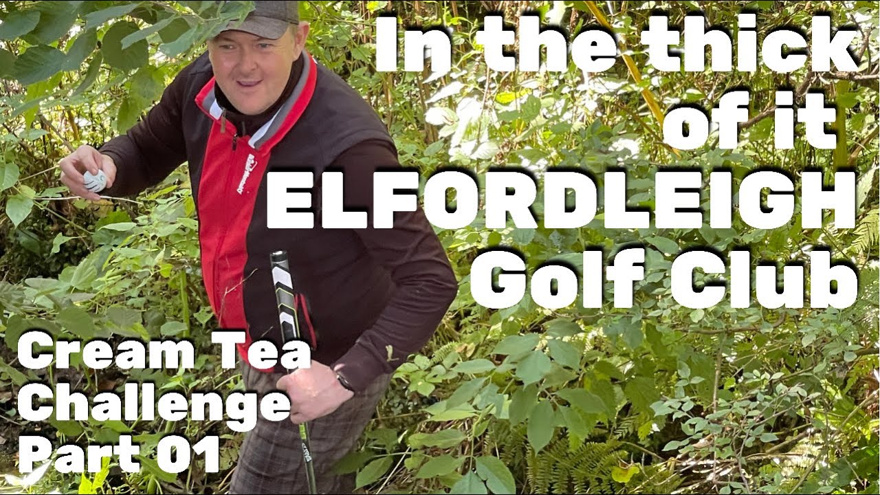 ELFORDLEIGH GOLF CLUB. Holes 1-3 Cream Tea Cup Challenge - YouTube
