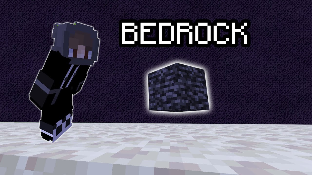 How I obtained bedrock. Minecraft - YouTube