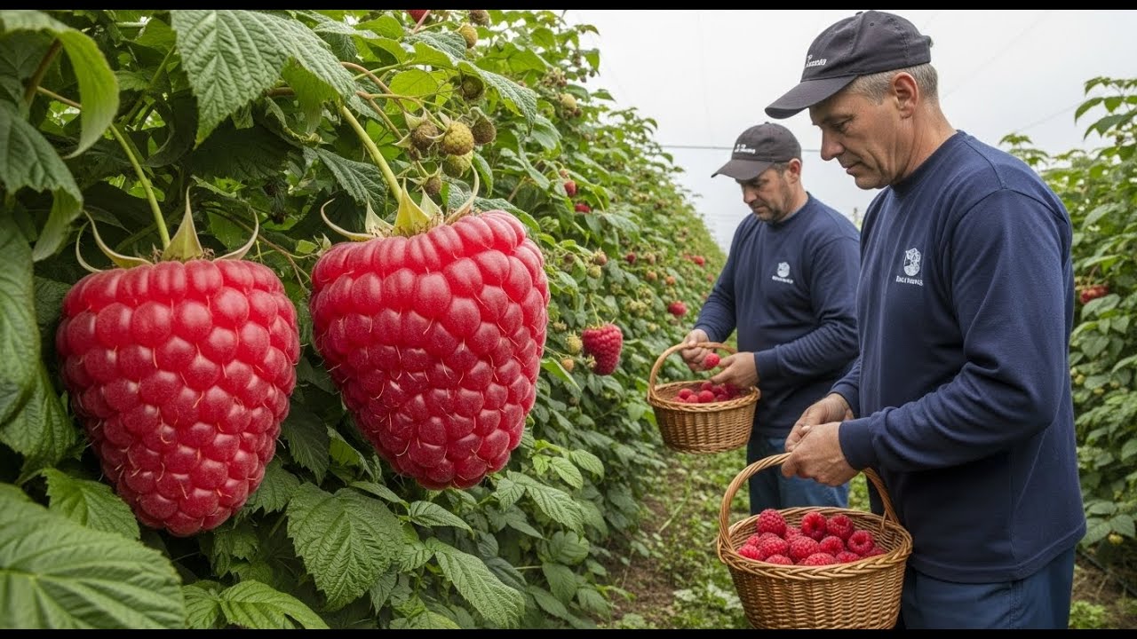 GIANT RASPBERRY! You Won’t Believe the Size of the Highland Ruby 🍓🏔️ ...