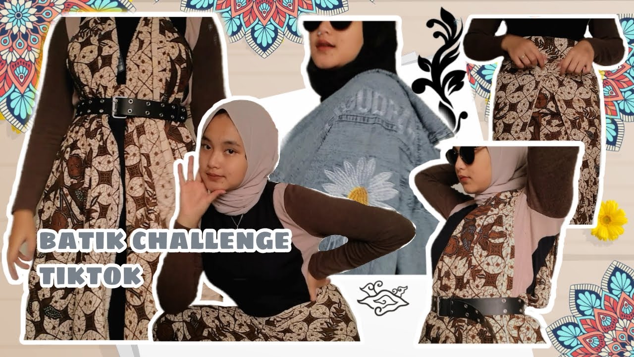 tutorial kain "batik challenge tiktok" - Salma assyfa - YouTube