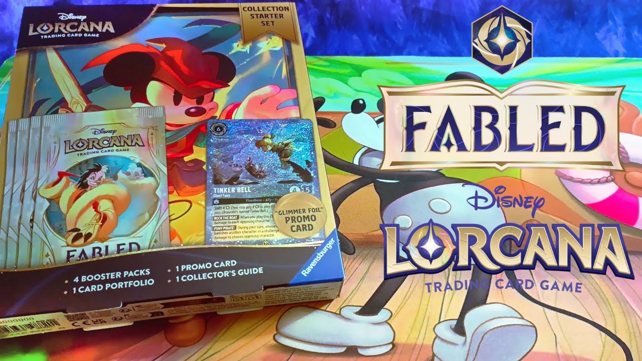 A Look at the Lorcana Fabled Collection Starter Set - YouTube