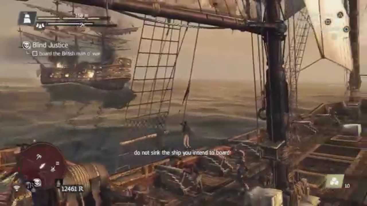 Assassin's Creed 4 - Naval Contract - Blind Justice Walkthrough - YouTube