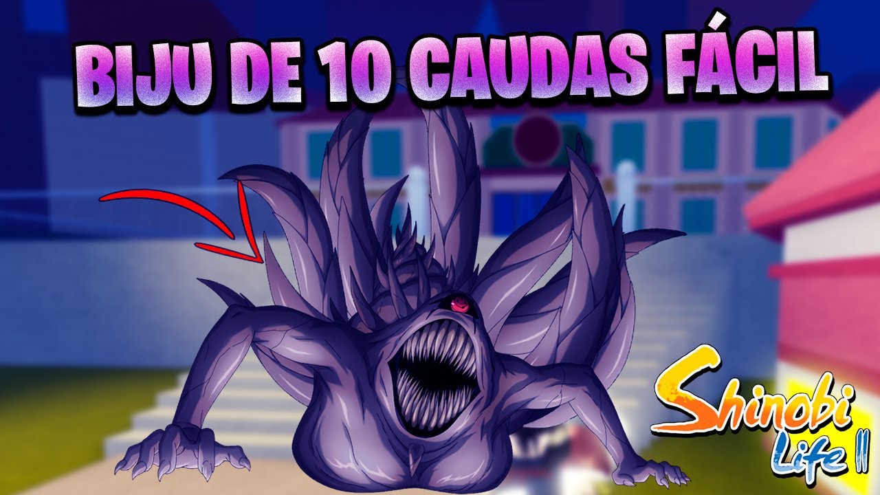 COMO TER a *BIJUU de 10 CAUDAS* na NOVA ATUALIZAÇÃO do SHINOBI LIFE 2 ...
