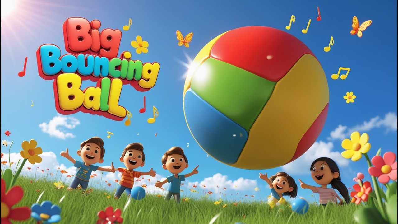 Big Bouncing Ball - A Fun & Colorful Kids' Song | Learn Colors in ...