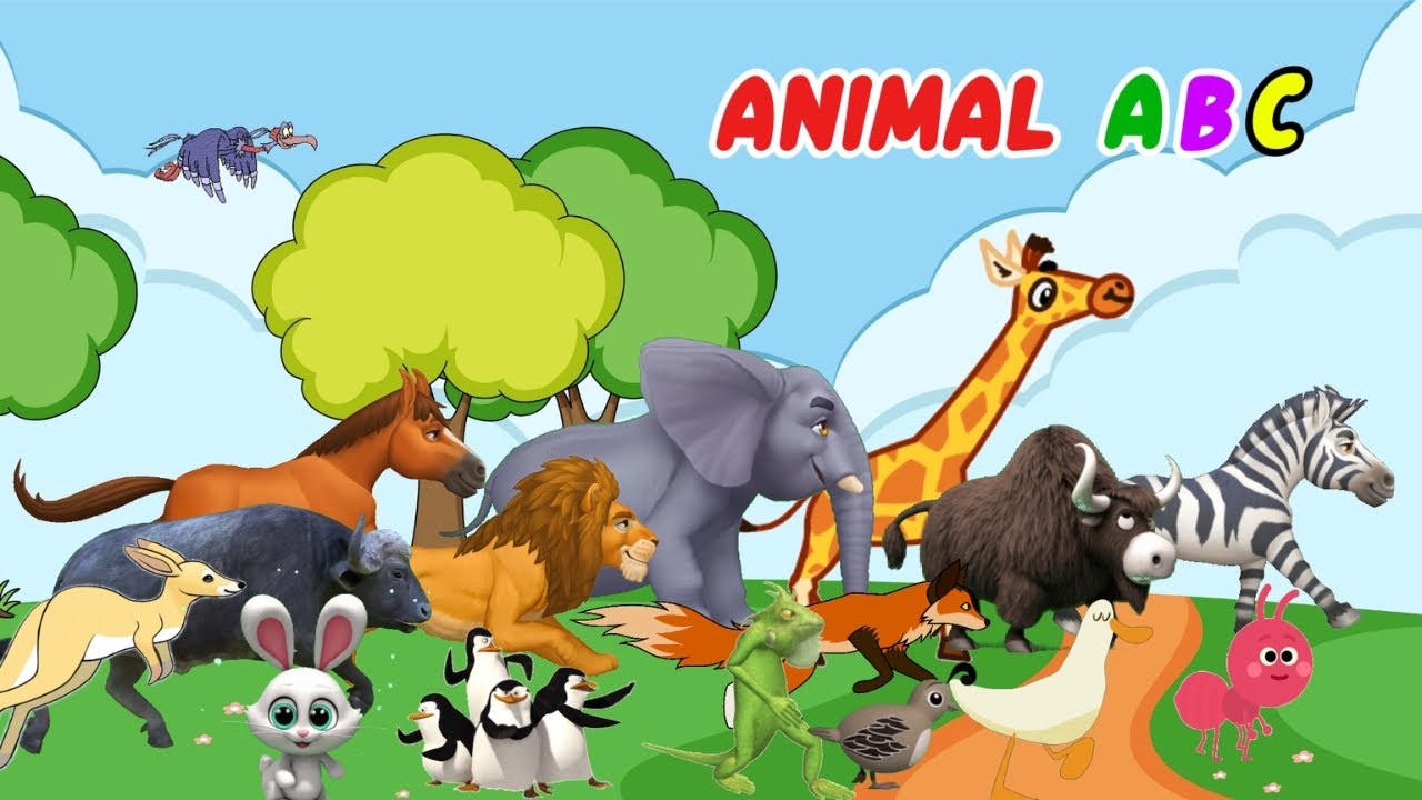 Animal ABC Song 0219 | Oink Oink TV | Nursery Rhymes - YouTube