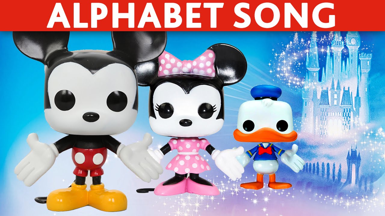 Mickey Mouse Cartoon ABC Song Learn the ABC's Alphabet Song - YouTube