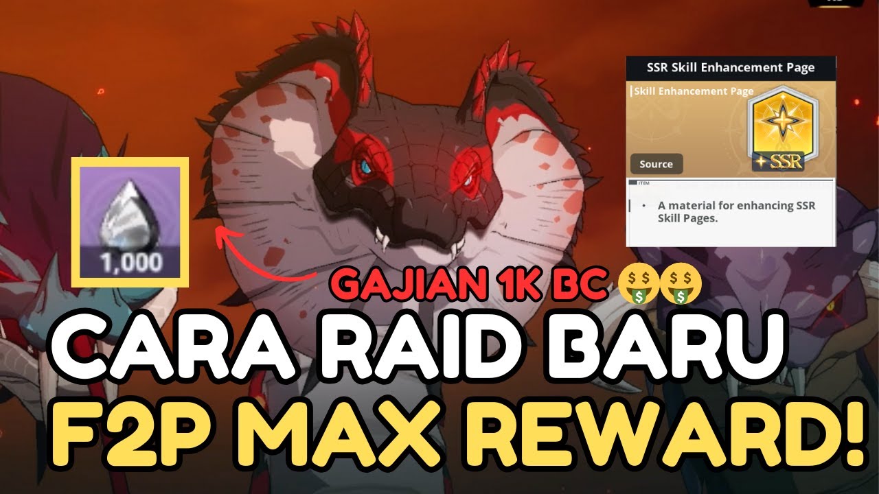 RAID BARU CARA MUDAH F2P DAPAT MAX REWARD ️ FREE 1000 BLACK CRYSTAL F2P ...