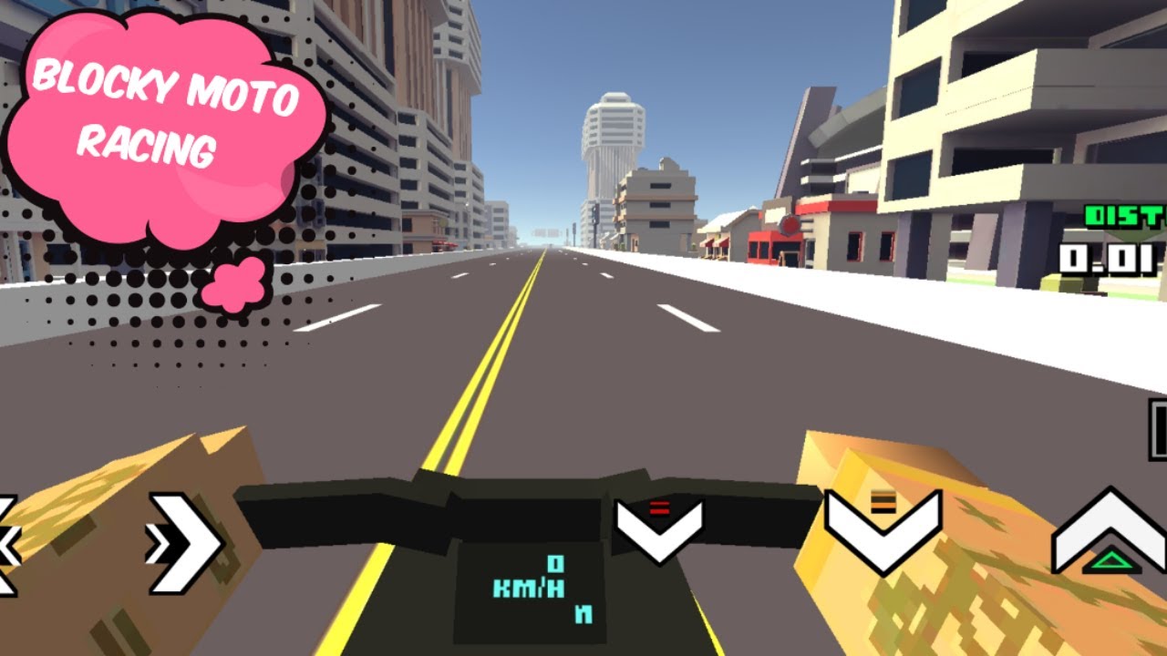 Blocky Moto Racing | Game For Android - YouTube