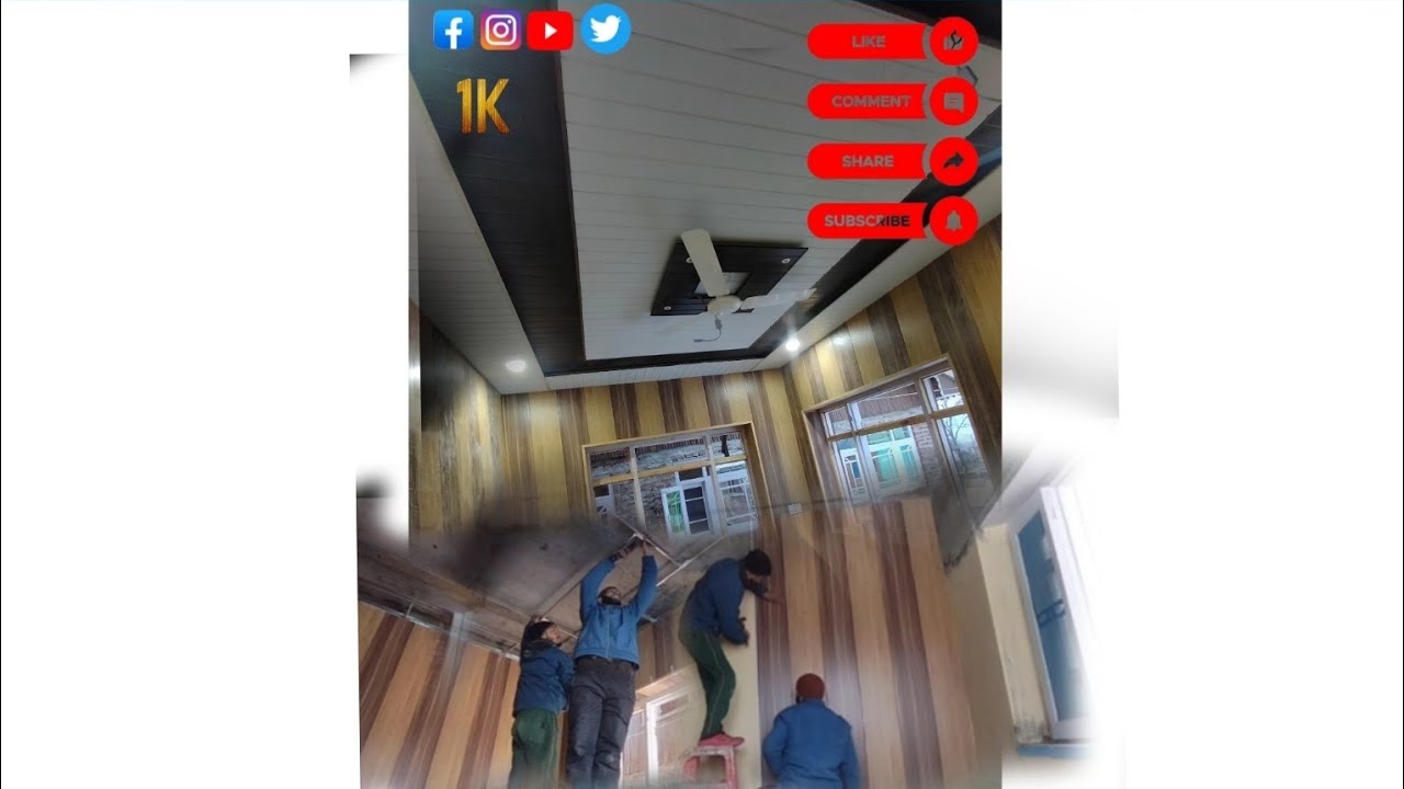 full room Pvc penling room size 13/10 ||only 45000|| - YouTube