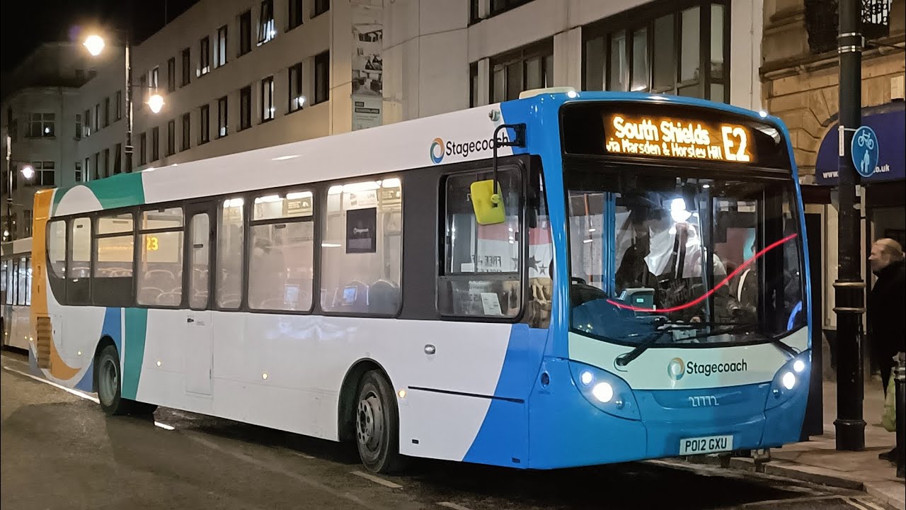 *LOAN?* Stagecoach NE ADL Enviro300 27772 Leaves Sunderland Fawcett ...