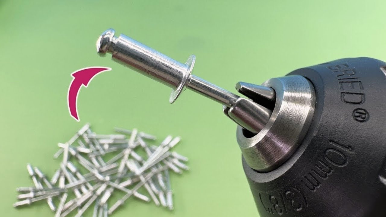 Just Attach a Rivet to Your Drill – A Tool Every Home Needs But No One ...
