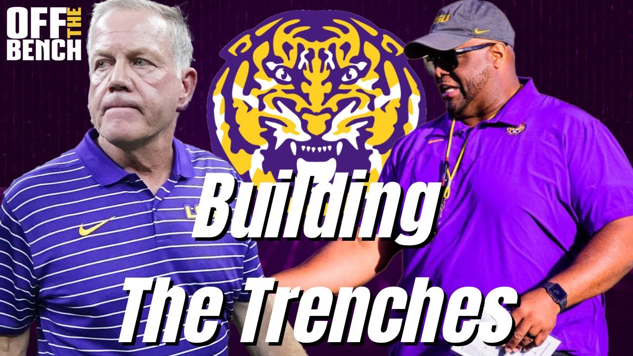 How Brian Kelly, Brad Davis Are Building MONSTER Offensive Line At LSU ...