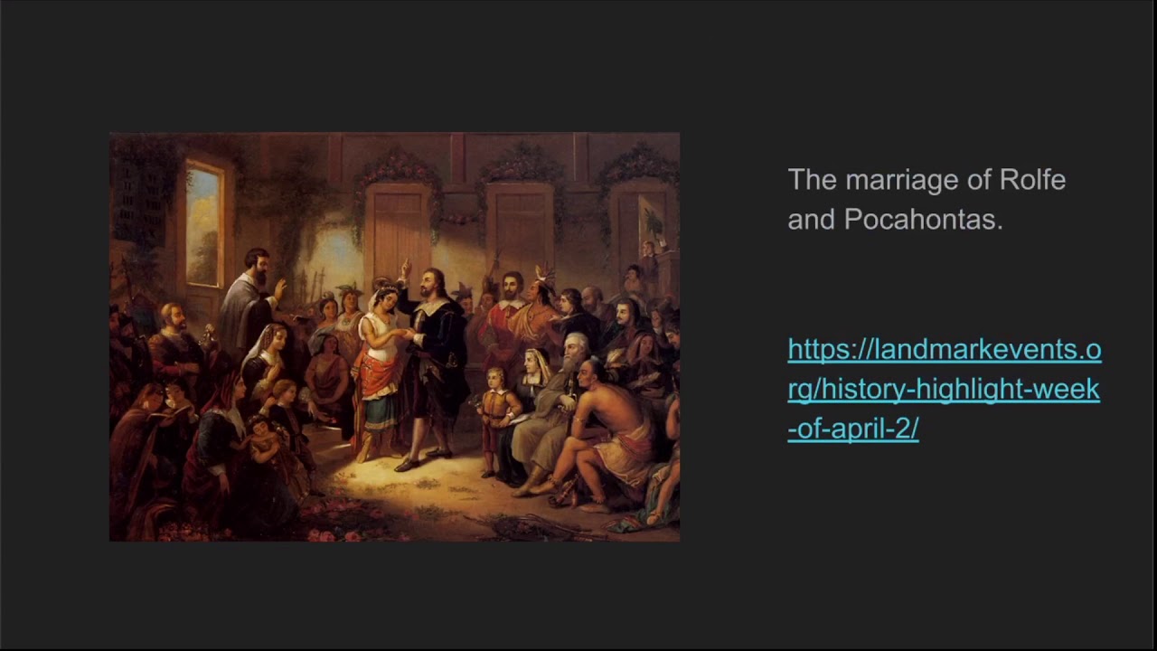 Letter to Thomas Dale from John Rolfe - YouTube