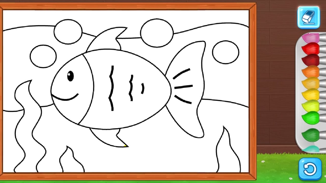 How to color fish scales - YouTube