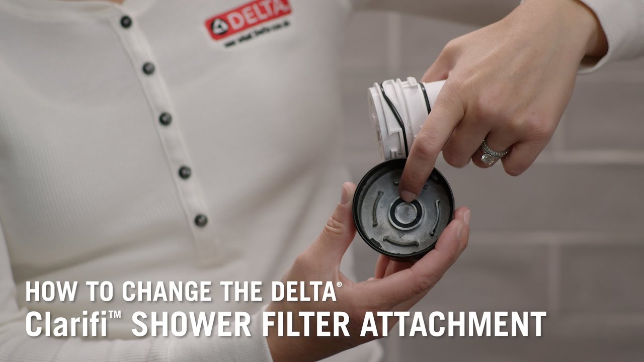How to Change the Delta® Clarifi™ Shower Filter Attachment - YouTube