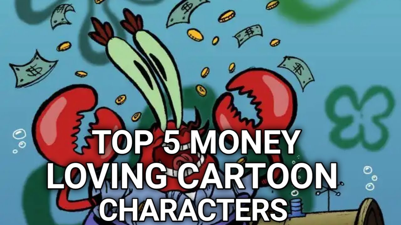 Top 5 money obsessed cartoon characters. #shorts - YouTube