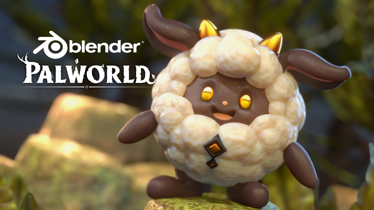 Blender - Palworld Lamball - YouTube