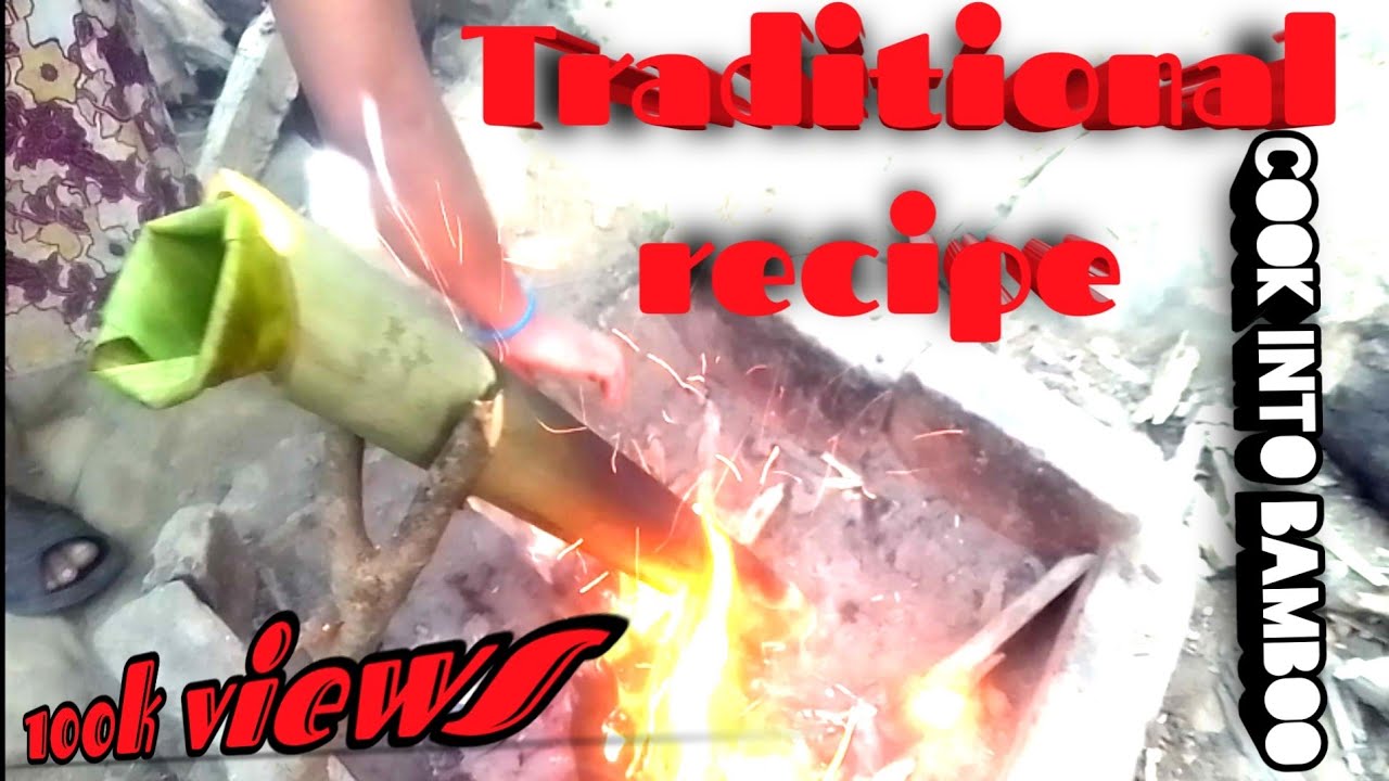 Cooking into bamboo - YouTube