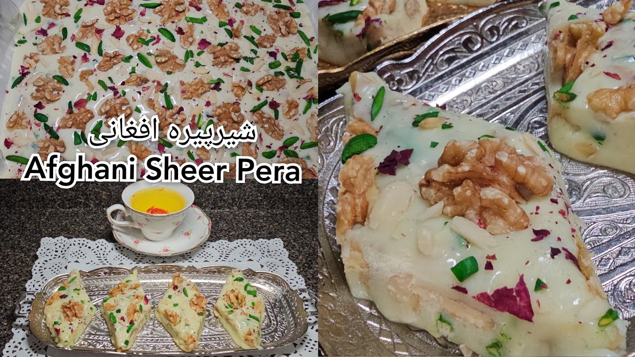 Afghani Sheer Pera- Milk Fudge Very Easy شیرپیره افغانی خوشمزه و خیلی ...