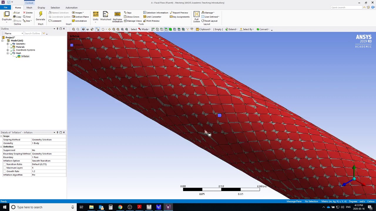 Gas Transmission Pipeline CFD Simulation ANSYS FLUENT - YouTube