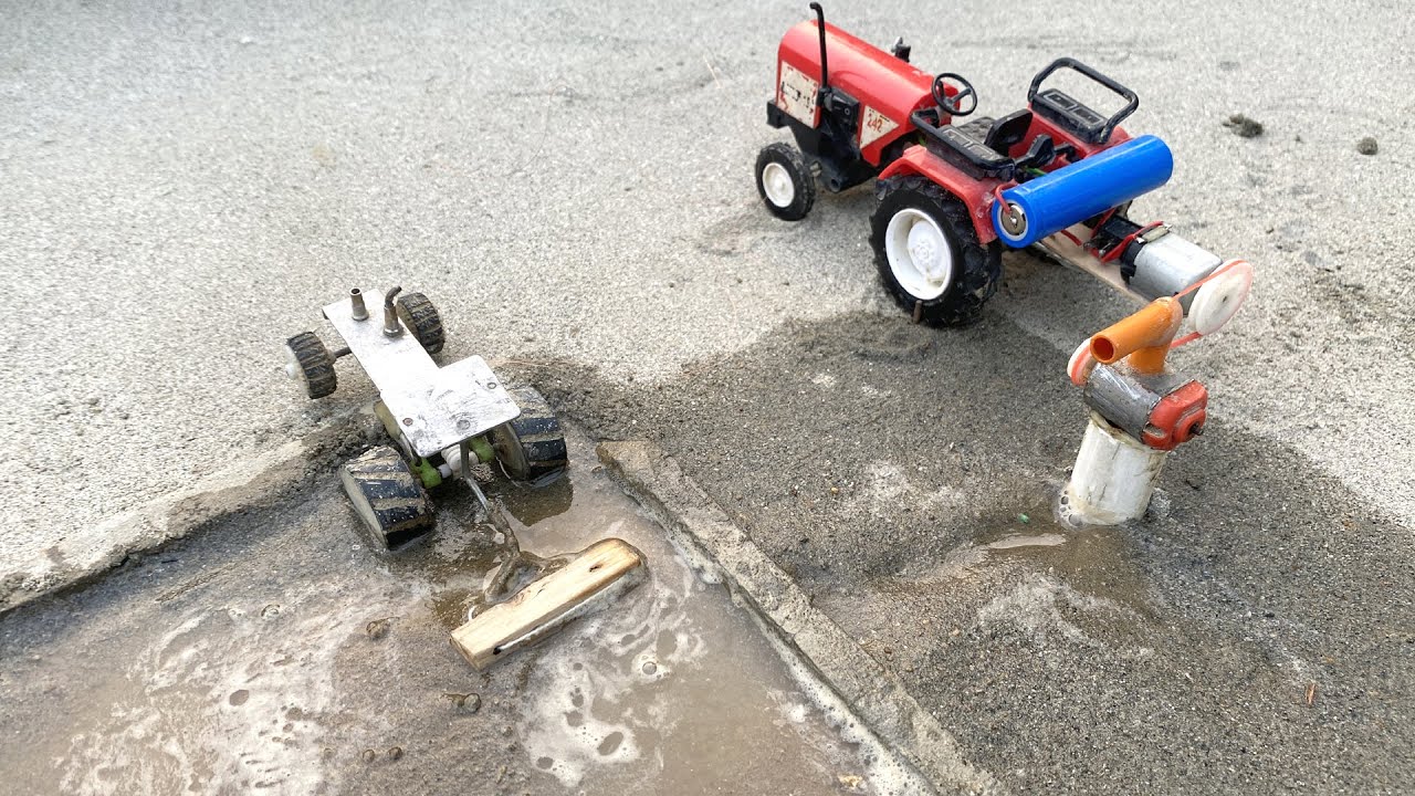 diy tractor cultivator agriculture machine science project || @Hacks ...