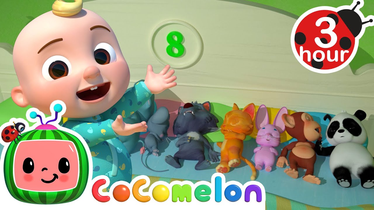 Counting Ten on My Bed (Pet Song) | Animal Time | Cocomelon - Nursery ...
