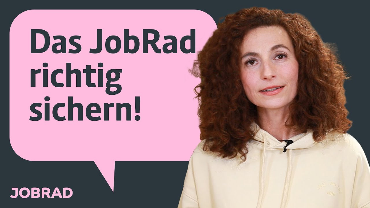 So sicherst du dein JobRad richtig! - YouTube