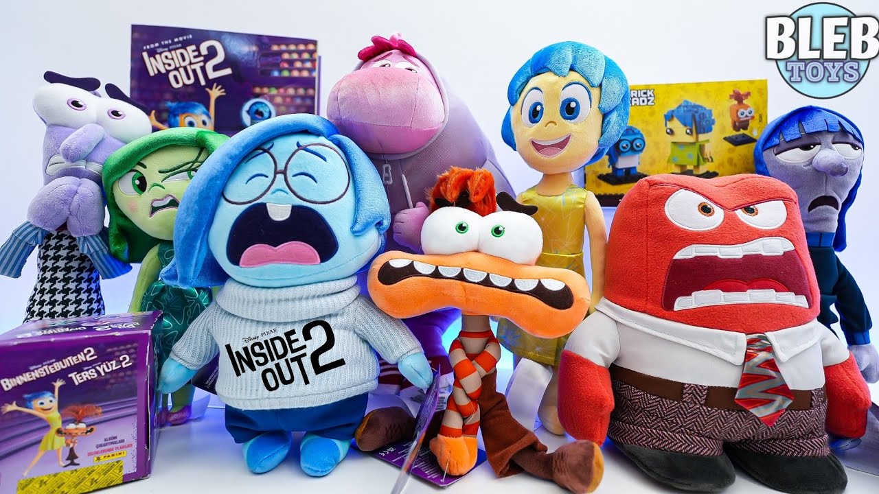 Inside out 2 Disney Pixar toy collection unboxing ASMR | completing the ...