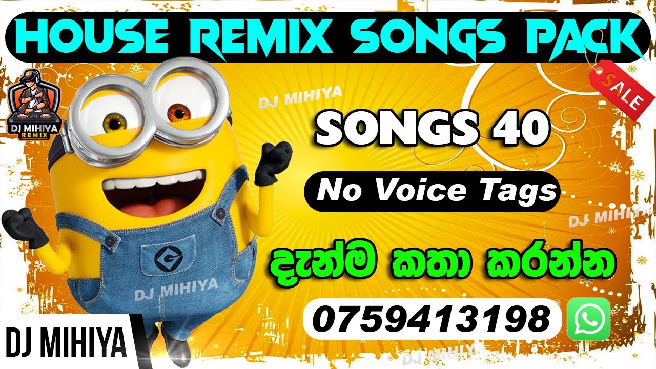 125BPM House Remix Pack Sale - DJ MIHIYA || Wedding Remix Songs ...