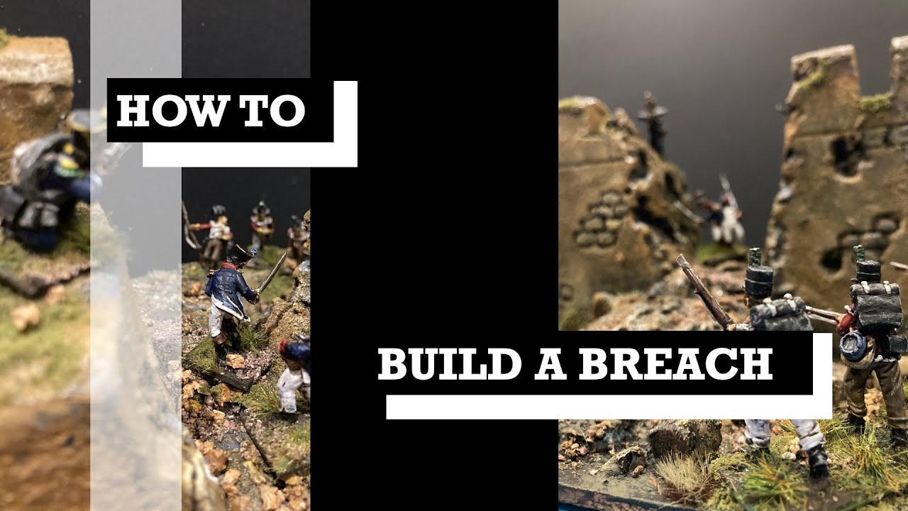 How to make a breach in a wall terrain piece. - YouTube