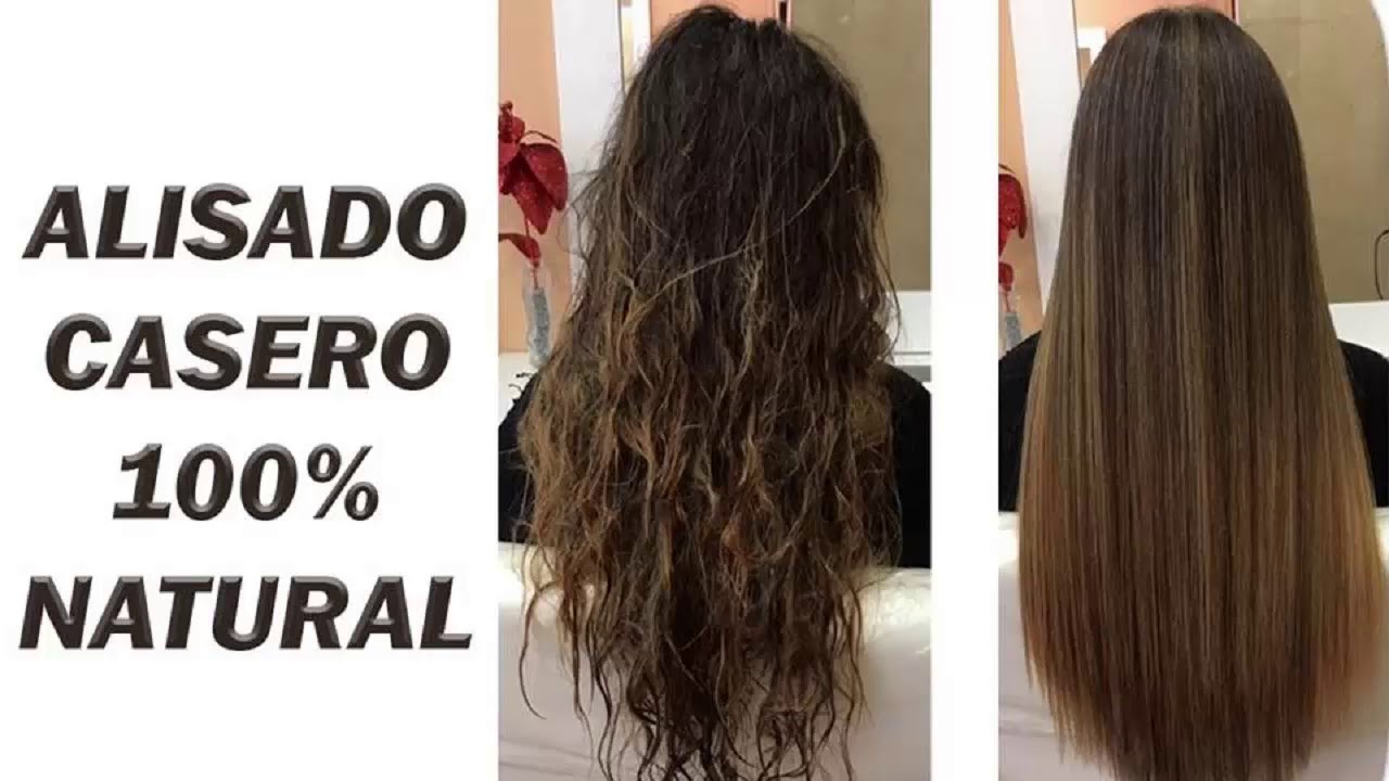 El pelo de mi tía era un caos pero quedó completamente liso en 2 ...
