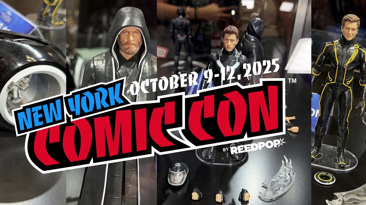 Tron Legacy Figures By Hasbro - New York Comic Con 2025 - YouTube