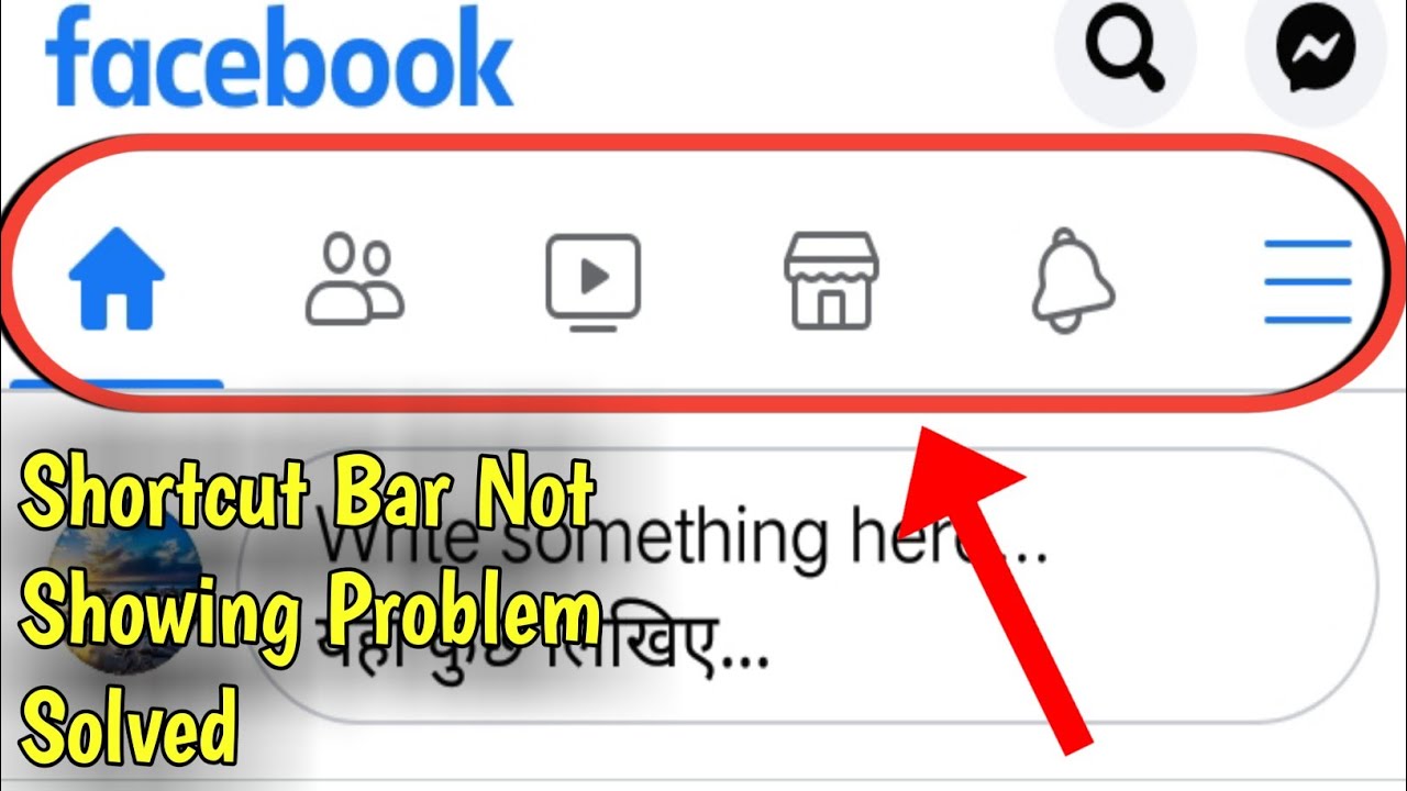 Facebook Shortcut Bar Not Showing | How To Fix Shortcut Bar In Facebook ...