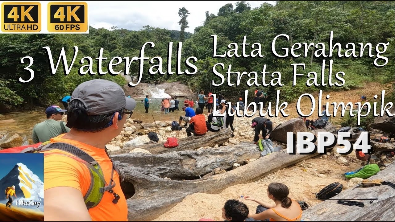Ep104 Hike 3 Waterfalls, Lata Gerahang, Strata Falls & Lubuk Olimpik ⭐ ...