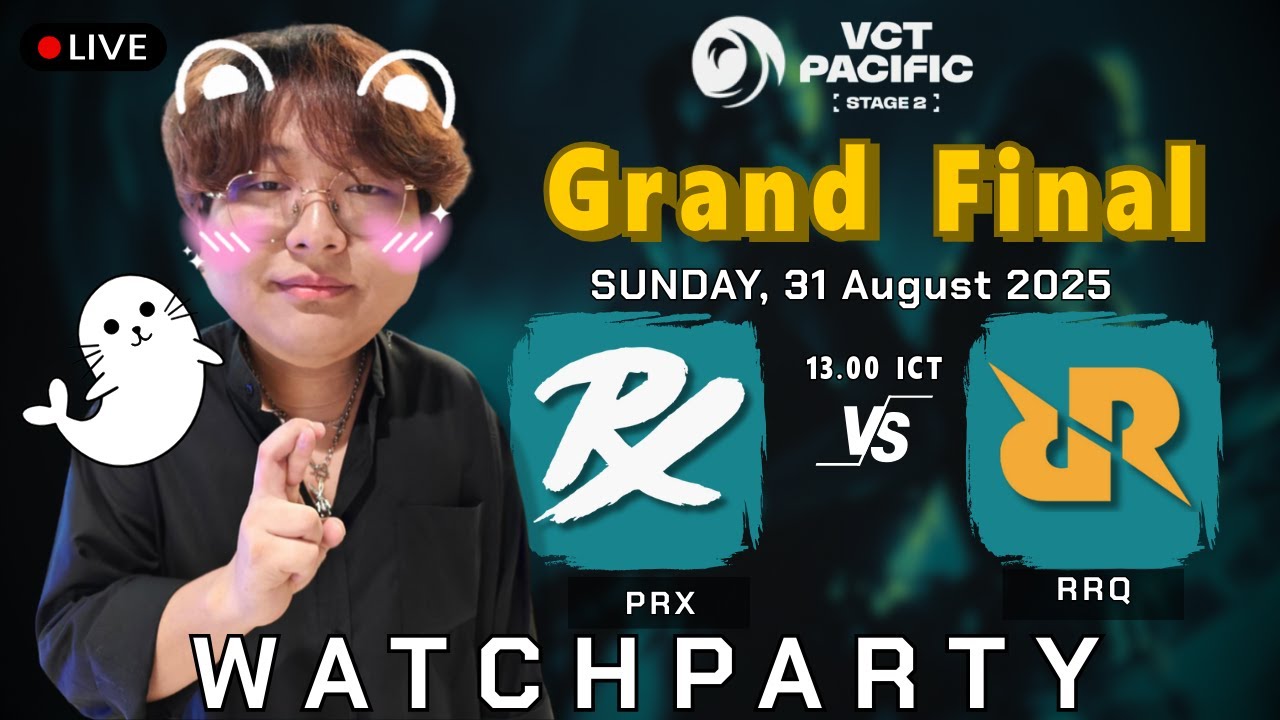 PRX vs RRQ | VCT Pacific Stage 2 - Grand Finals | WATCHPARTY VALORANT ...