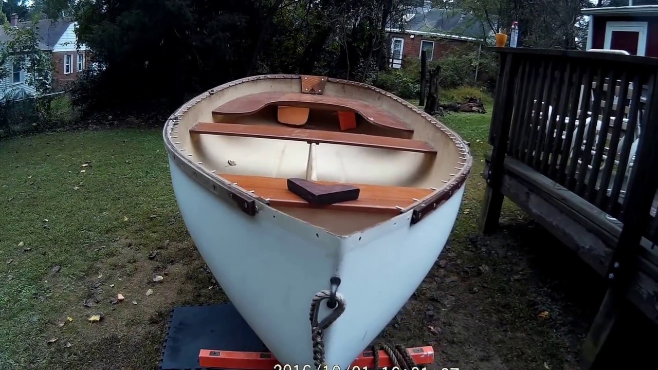 Old Dale Dennings Oxford dinghy sailboat - YouTube