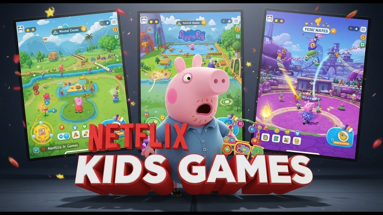 10 Best Games On Netflix For Kids - YouTube