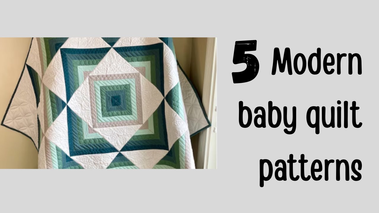 Fresh Modern Baby Quilt Pattern