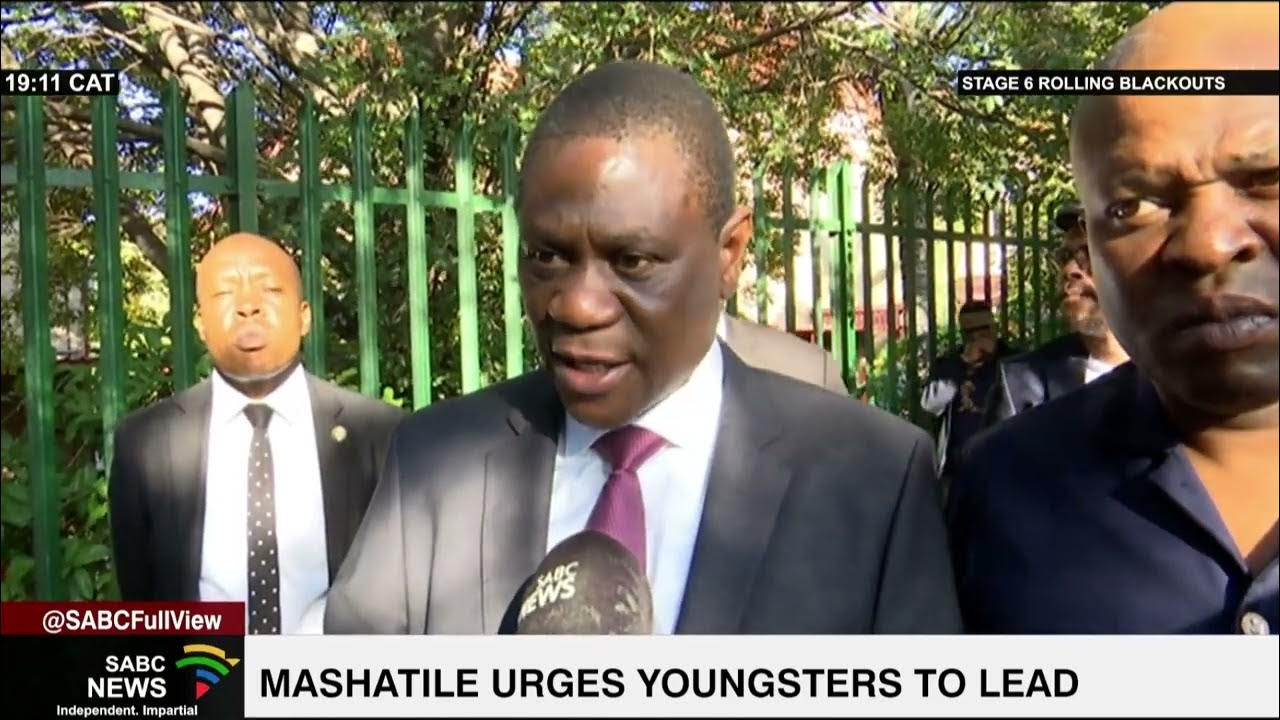 Mashatile calls on SA youth to rise and occupy leadership positions - YouTube